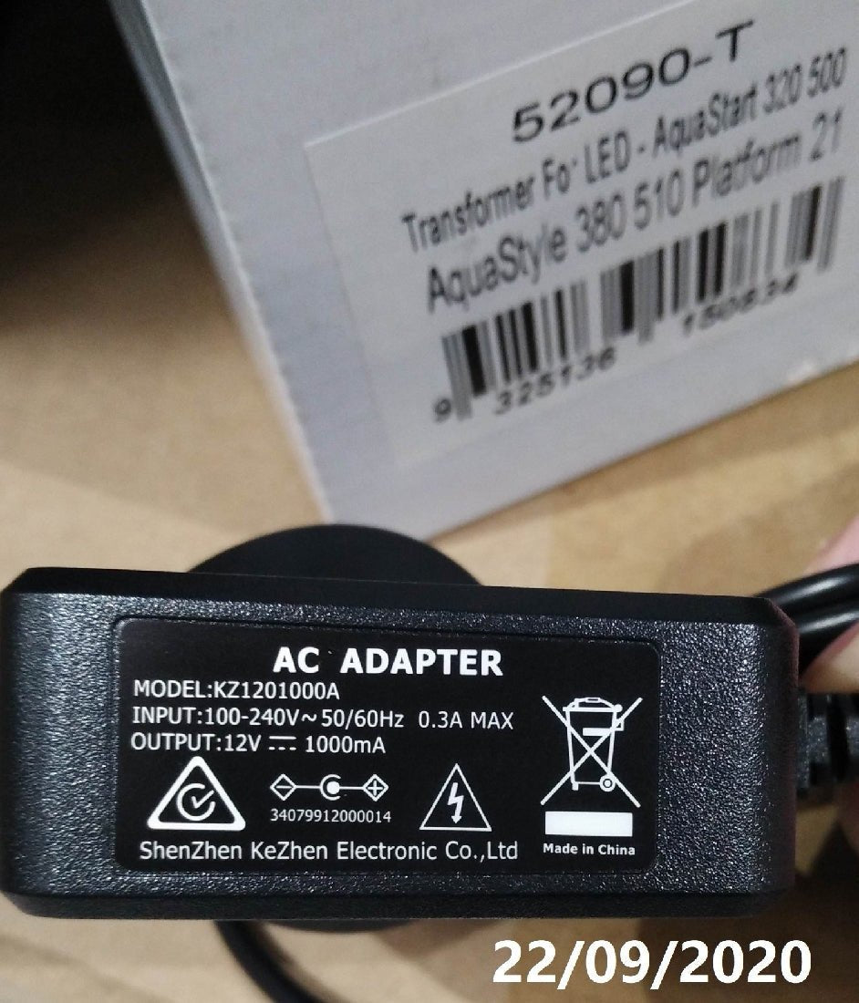 Aqua One Transformer For LED - AquaStart 320 500 AquaStyle 380 510 ...