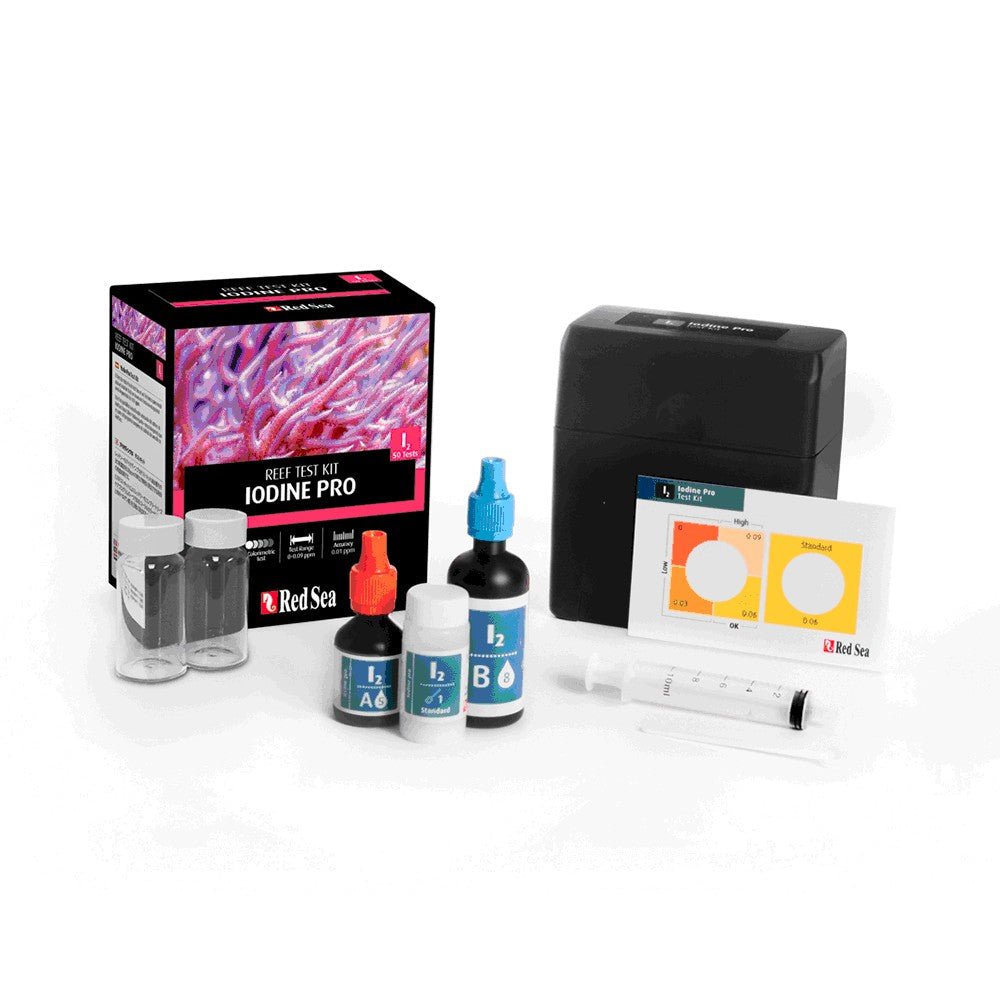 Red Sea Iodine Pro Test Kit - 50 Tests - IWAquariums